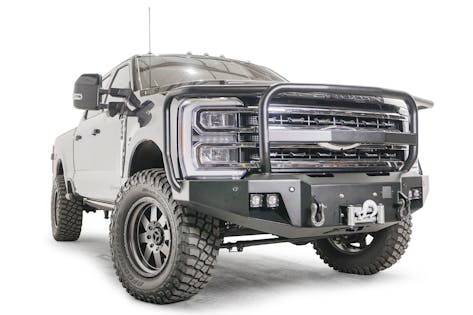 Fab Fours FS23-A5950-B Ford Super Duty Premium Front Bumper w/ Full ...