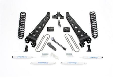 Fabtech K2218 6" Radius Arm System with Performance Shocks