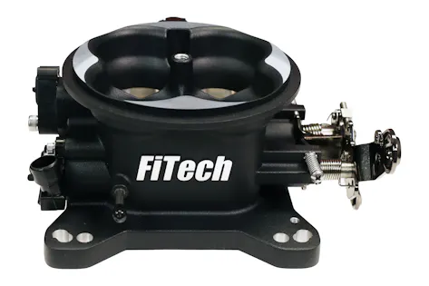 FiTech 30032 UNIVERSAL 4150 4BBL Throttle Body, Black