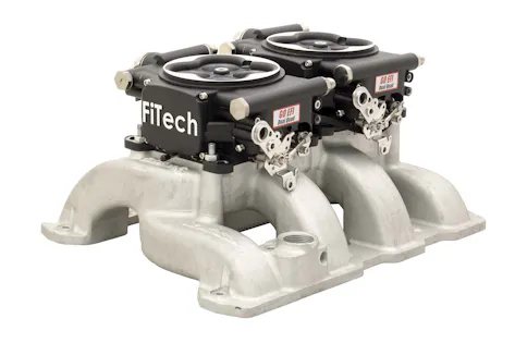 FiTech 30062 Go EFI Dual Quad System Kit (Matte Black, 625 HP)