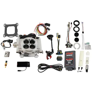 FiTech 96501 Go EFI 4 600 HP Bright Aluminum EFI System Master Kit