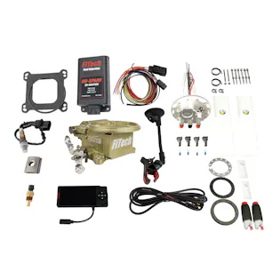FiTech 96791 Go EFI 2 Barrel 400 HP Classic Gold EFI System Master Kit