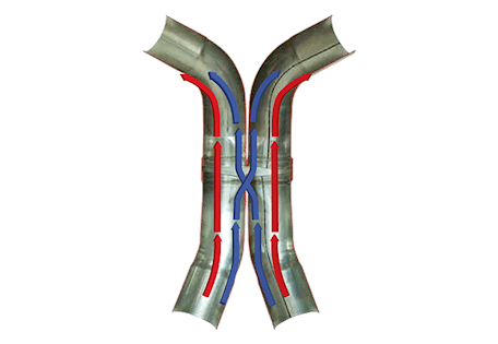 Flowmaster 815932 UNIV. SCAV X PIPE KIT 2.5 409S