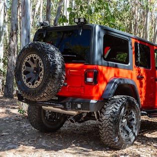 Go Rhino 599502T XE Rear Hard Top Light Mounts for Jeep JL/JT - Fits ...