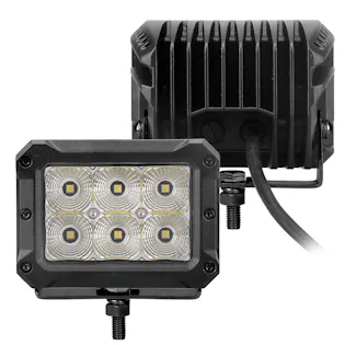 Go Rhino 753003023FBS Bright Series Lights - Pair of 4x3 Rectangle LED ...