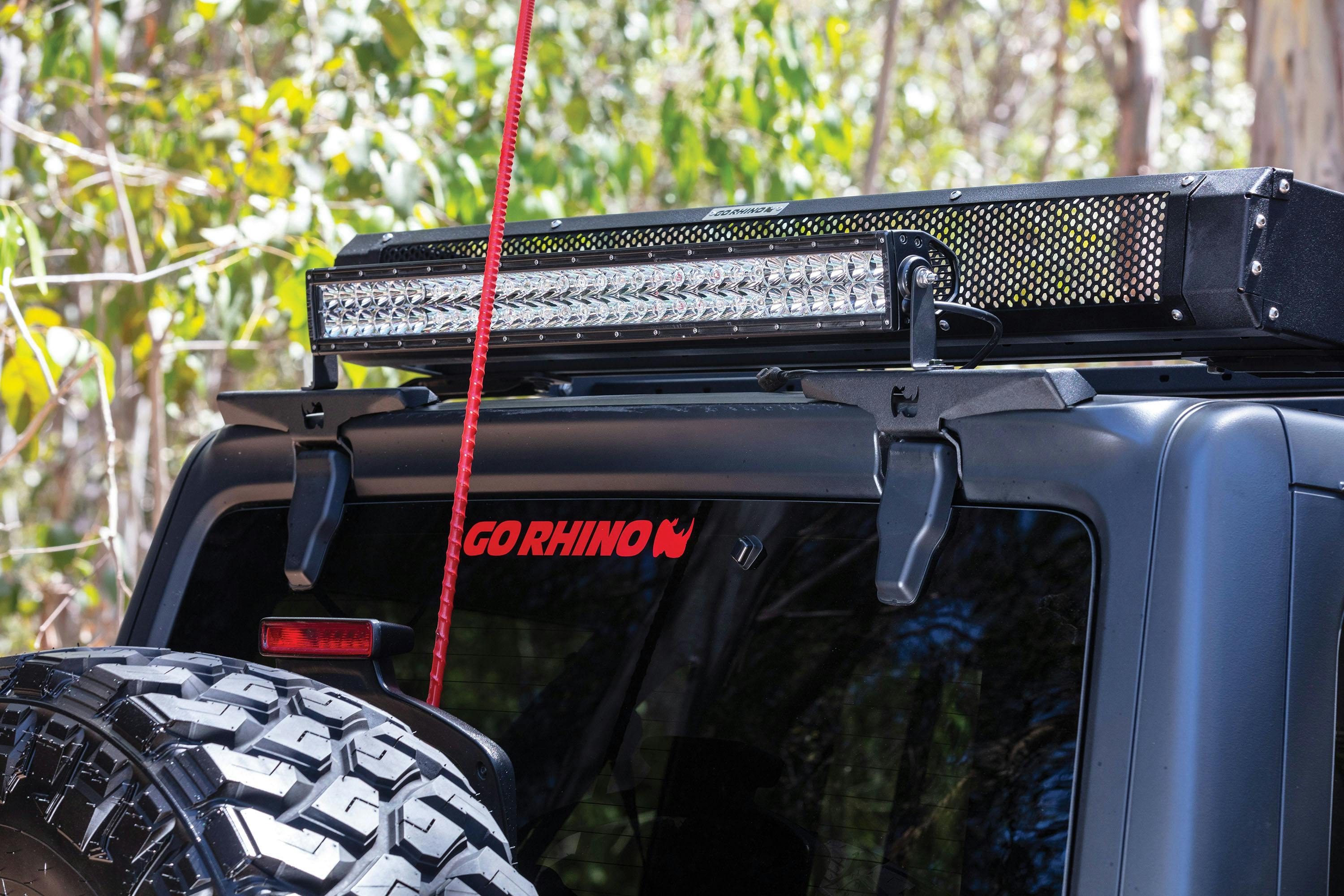 Go Rhino 599501T XE Rear Hard Top Light Mount for Jeep JL/JT - Fits 3 ...