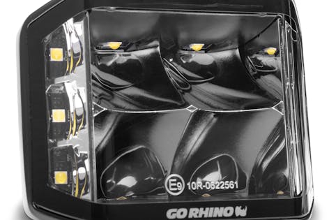 Go Rhino 750700321SCS Blackout Series Lights - Pair of 4x3 Cube LED ...