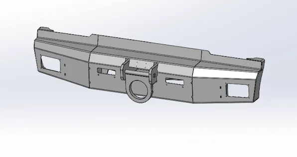 Hammerhead Armor 600-56-0301 PETERBILT 389 XD-SERIES FRONT BUMPER