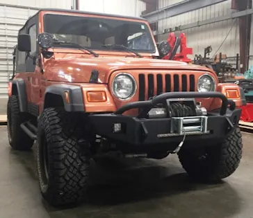 Hammerhead Armor 600-56-0626 JEEP TJ PRE-RUNNER WINCH FRONT BUMPER 1997 ...
