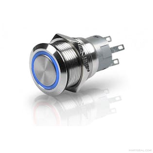 Hella Inc 958455111 Single-Pole/Single-Throw LED Push Switch