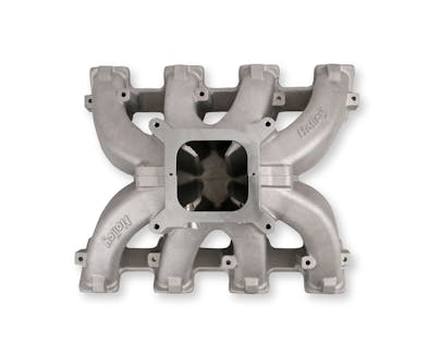 Holley 300-291 INTAKE MANIFOLD LS3 SPLIT SGL-PLANE CARB