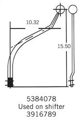 Hurst 3916789 Hurst Competition/Plus 4-Speed Shifter - Mopar