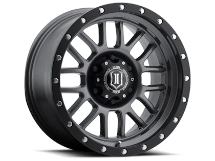 ICON Alloys 1217857347GM ICON Alloys Alpha Gun Metal - 17 X 8.5 / 5 X 5 ...