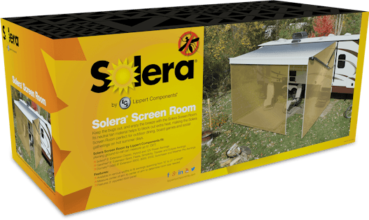 Lippert Components 362223 Solera® Universal RV Screen Room Kit (20')
