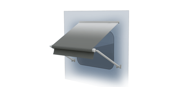 Lippert Components V000335472 48 Standard Window Awning Roller, Silver ...