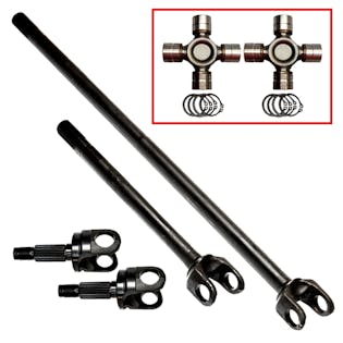 Nitro Gear & Axle AXN24119-35 32/35 Spline 4340 Front Axle Upgrade Kit