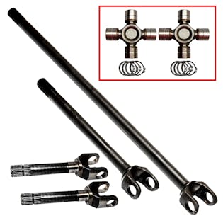 Nitro Gear & Axle AXN24122 8.5 30 Spline 5-760X 4340 Front Axle Upgrade Kit