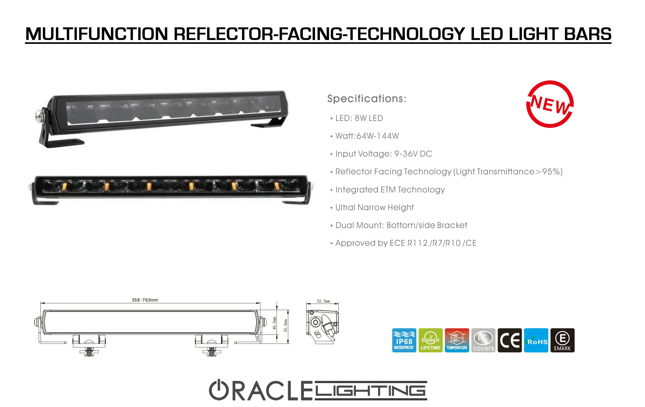 Oracle Lighting 5900-20-023 Multifunction Reflector-Facing Technology ...