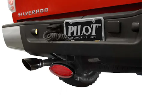Pilot Automotive CR-017C Oval LED Hitch Brake Light, Chevrolet Logo