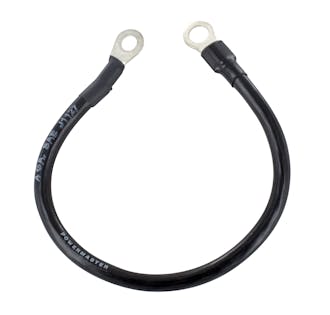 Powermaster 1-741 Alternator Ground Wire 4g 1 ft 5/16 & 3/8 Eyelet