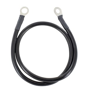 Powermaster 1-762 Alternator Ground Wire 6g 2 ft 5/16 & 3/8 Eyelet