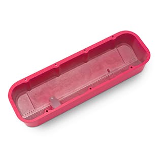 PROFORM 141-873 Engine Valve Covers; Tall; Die-Cast; BB Chevy; Red with ...