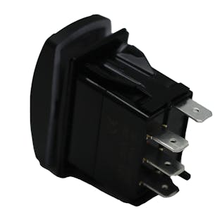 Race Sport Lighting RSBLHB3W-1 Traverse - 3-Way LED Logo Rocker Switch