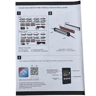 Race Sport Lighting RSBRW WHITE 72-LED Super-Bright 8-Pod LED Bed Rail ...