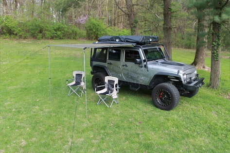 Raptor Series 100000-000300 OffGrid Pull Out Roof Top Awning Sun Shade ...