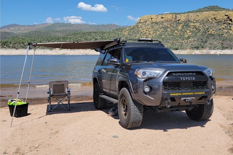 Raptor Series 100000-000300 OffGrid Pull Out Roof Top Awning Sun Shade ...