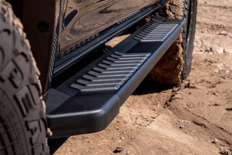 Raptor Series 1704-0144BT 6 Inch Black Textured Aluminum OEM Running Boards