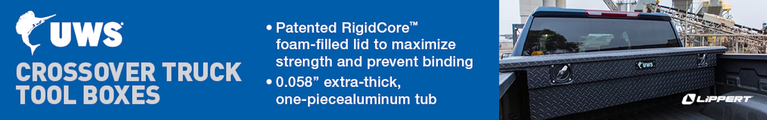 UWS EC40001 48 in. Single-Door Topside Truck Tool Box