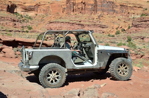 Road Armor JK301 Defender JK Body Armor Rocker Panel 2Dr-Raw Steel