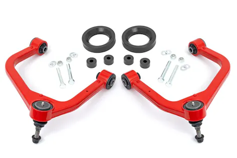 Rough Country 1325RED 1.75 Inch Leveling Kit | Forged Red UCA | AT4 ...