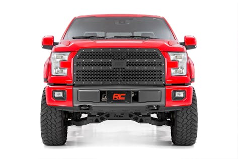 Rough Country 70191 Laser-Cut Mesh Replacement Grille (Ford F150)