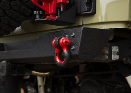 Rugged Ridge 11548.21 Spartan Rear Bumper, Body Width