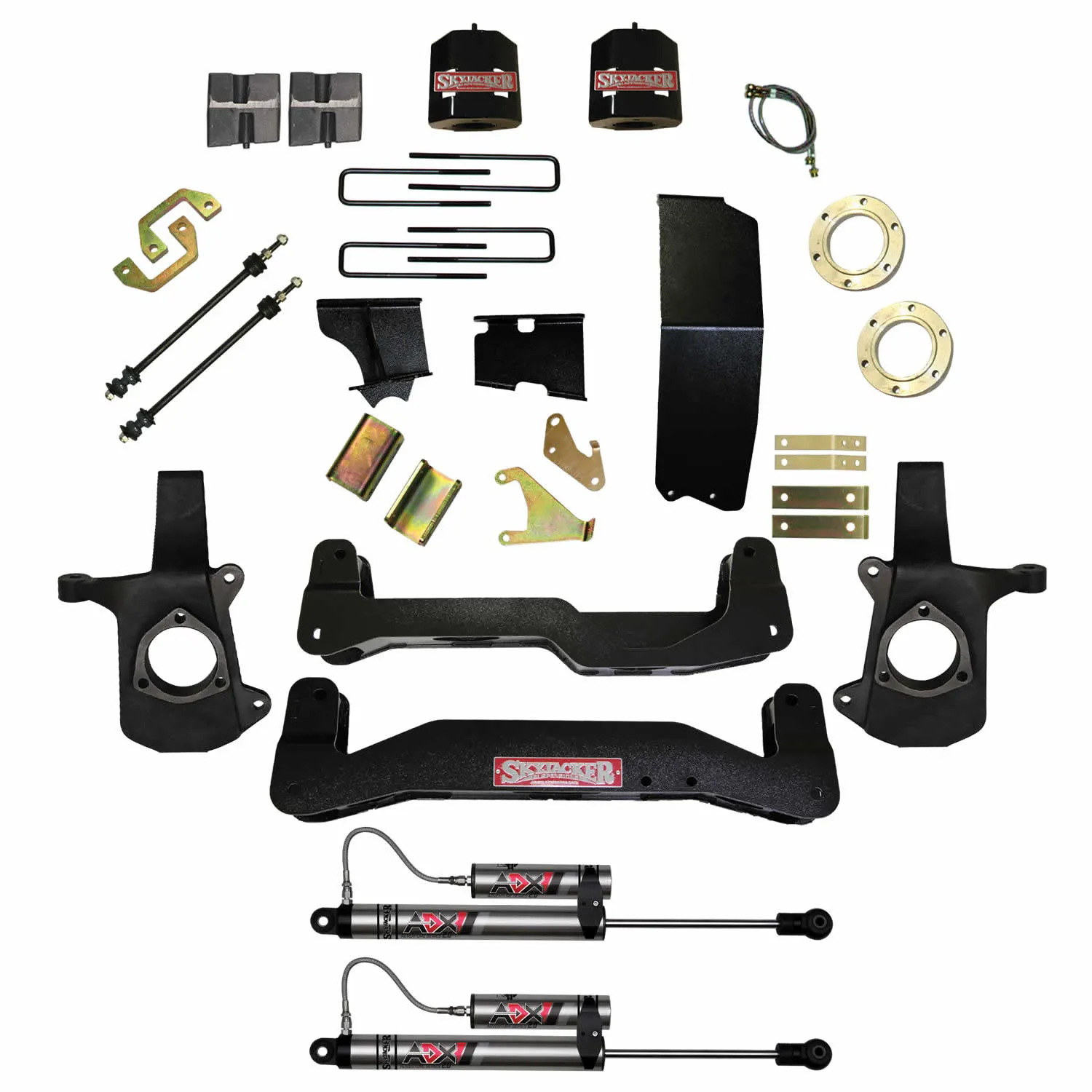 Skyjacker C14660PK-X 6-7 In. Suspension Lift Kit With ADX 2.0 Remote ...