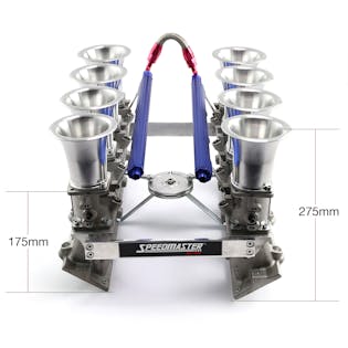 Speedmaster PCE148.1043 Downdraft EFI Stack Intake Manifold System Satin
