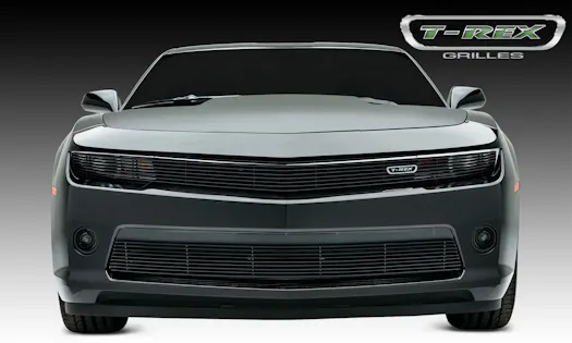 T-Rex Grilles 21032B Billet Phantom Grille, Black, Aluminum, 1 Pc, Overlay