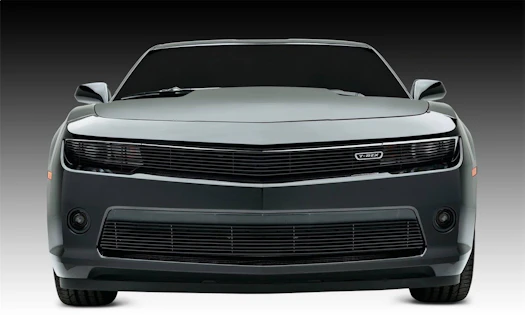 T-Rex Grilles 21032B Billet Phantom Grille, Black, Aluminum, 1 Pc, Overlay
