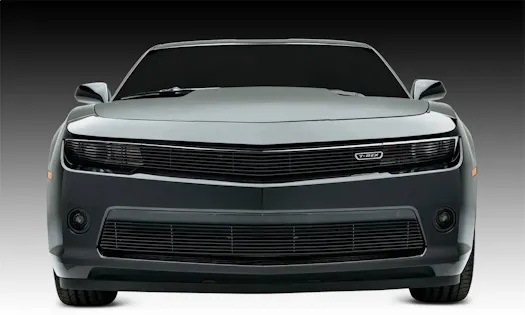 T-Rex Grilles 21032B Billet Phantom Grille, Black, Aluminum, 1 Pc, Overlay