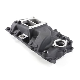 Top Street Performance 83001BK Stock Dual Plane Intake Manifold, Black