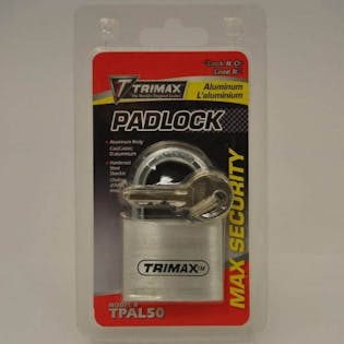 Trimax TPAL50 Solid Aluminum Body (50MM X 41 MM) With Case Hardened ...