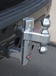 Trimax TRZ6AL 6 Aluminum Drop Hitch - Dual Hitch Ball Included