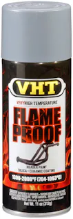 VHT SP100 VHT Flameproof Coating; Flat; Gray Primer; 11 oz.
