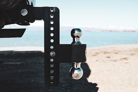 Weigh Safe CTB10-2.5-KA-CER-BLA Cerakote Turnover Ball 10 Drop Hitch w ...