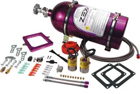 Zex 82048 Dominator Flange Perimeter Plate Nitrous System with Purple ...
