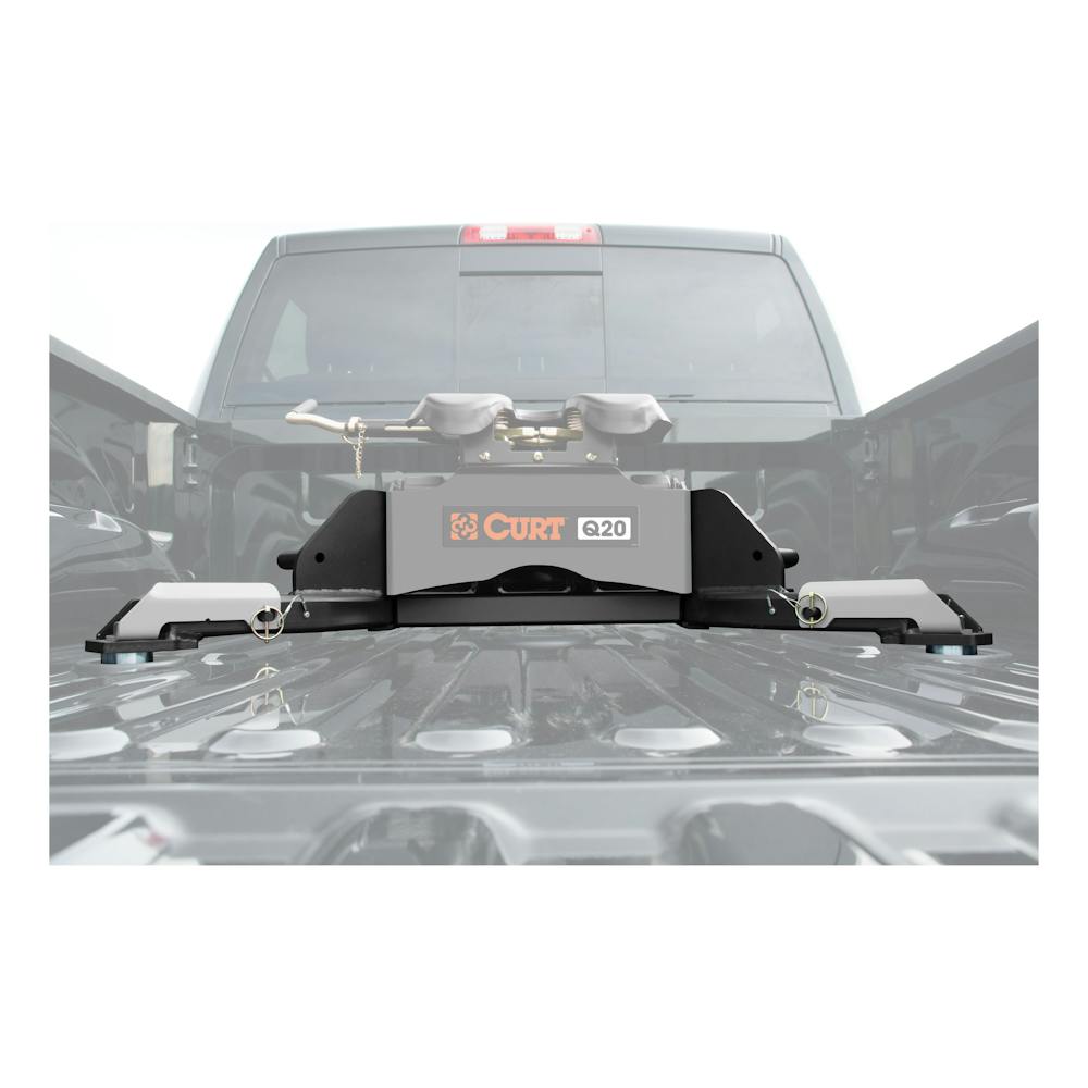 CURT 16021 Puck System 5th Wheel Legs, Select Ram 2500, 3500, 8' Bed, 25K