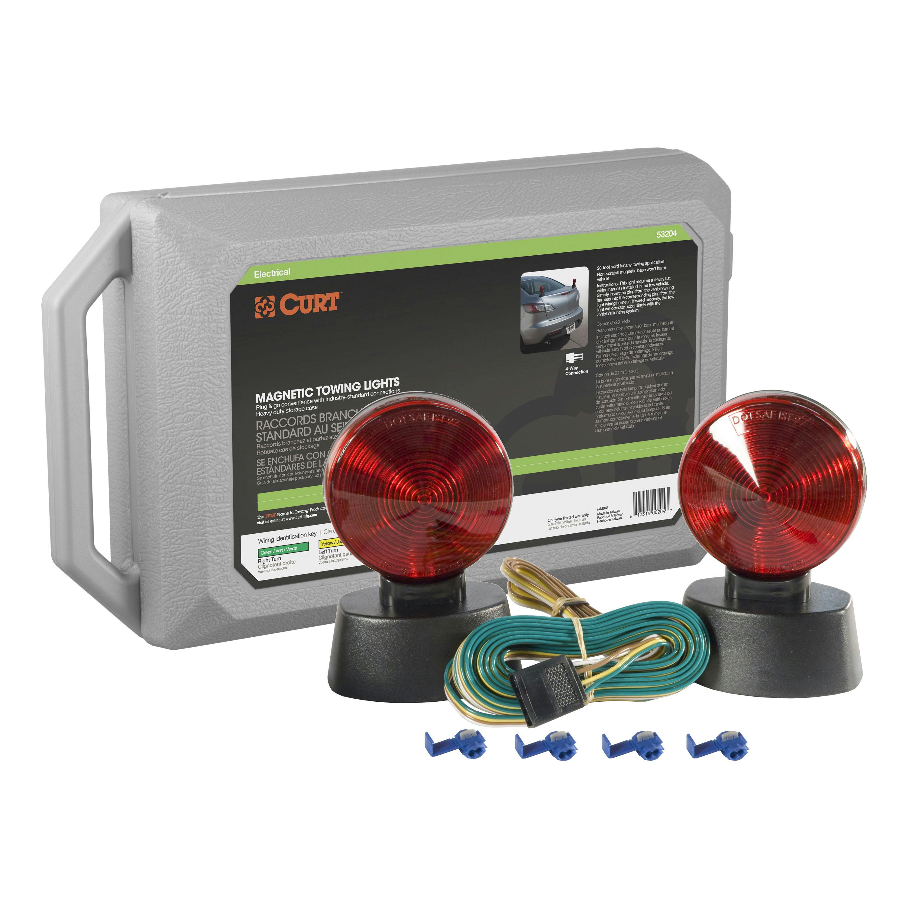 Magnetic trailer lights store