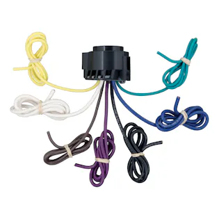 CURT 56229 Replacement USCAR Socket with 24" Wires (Vehicle Side)